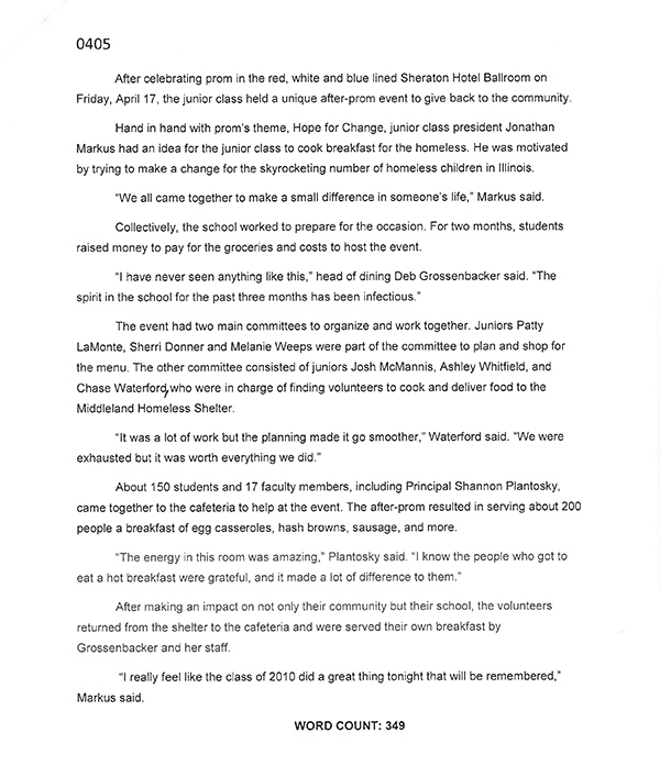 IHSA - Journalism - 2018-19 Winning Entries